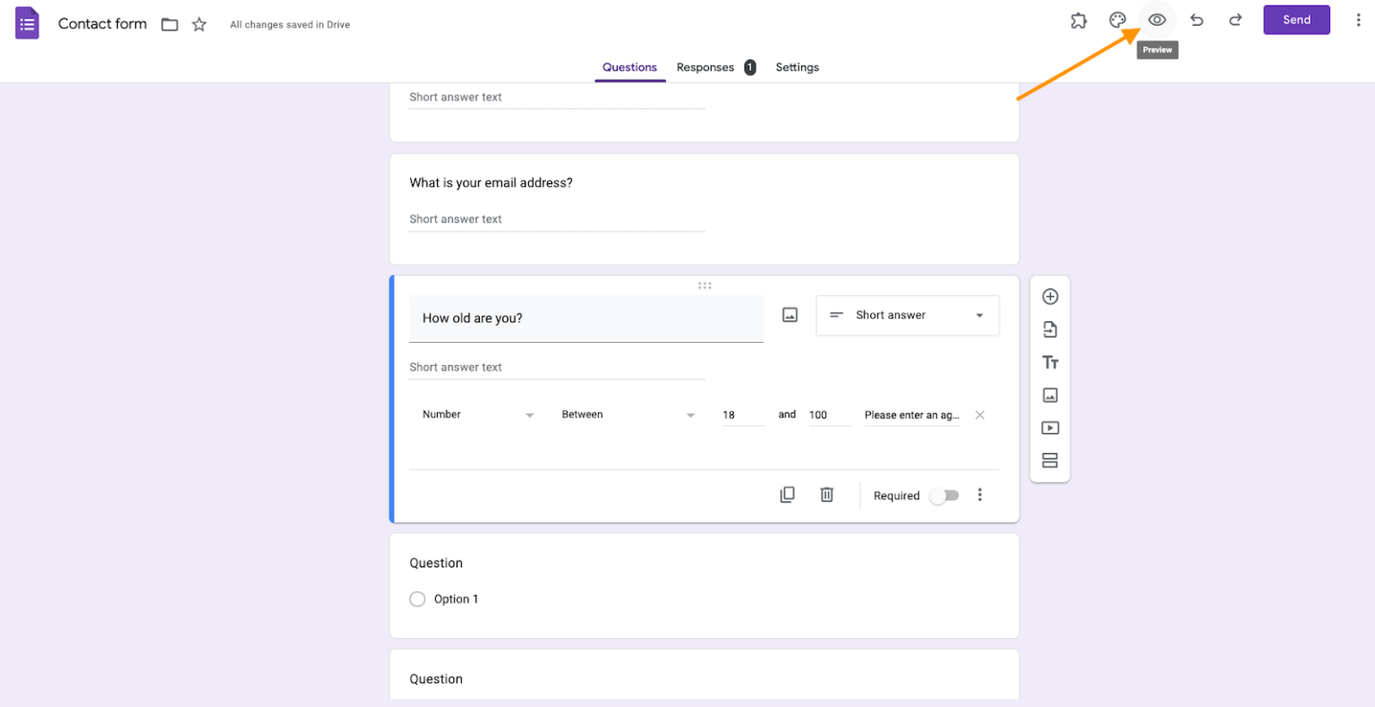 How to use response validation in Google Forms | The Jotform Blog