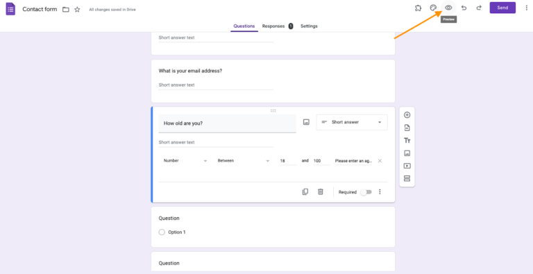 How to use response validation in Google Forms | The Jotform Blog