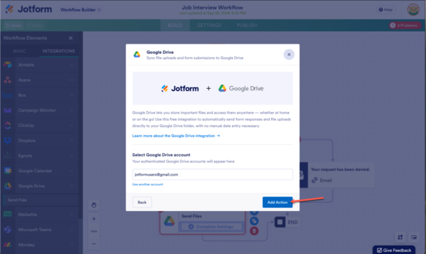 How to Add an Integration to Workflows