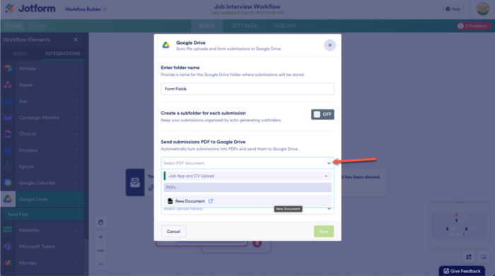 How to Add an Integration to Workflows