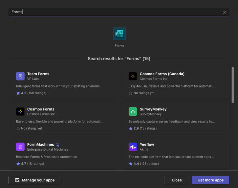 How to create a survey in Microsoft Teams | The Jotform Blog