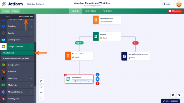 How to Integrate Multiple Forms With Jotform Workflows