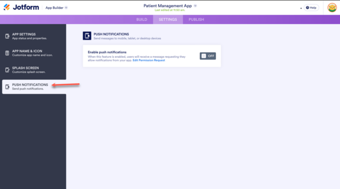 How to Create and Send Push Notifications for Jotform Apps