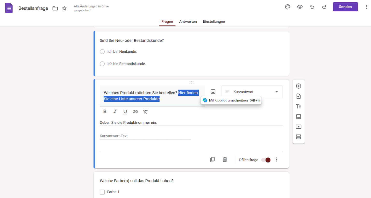 Wie Sie ein Link zu einem Google Formular einfügen | Der Jotform-Blog