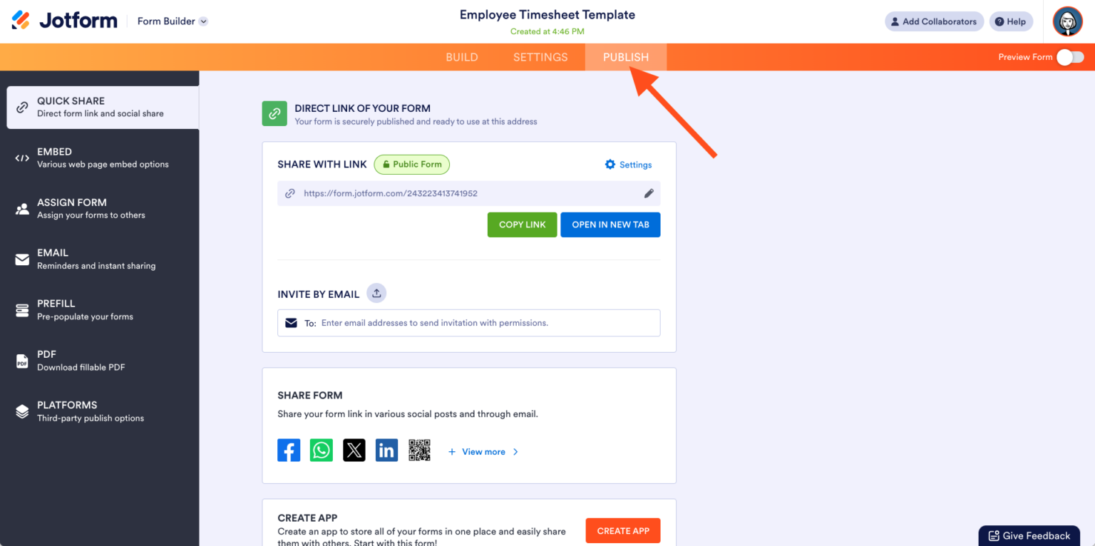 How to create a timesheet in Microsoft Forms | The Jotform Blog