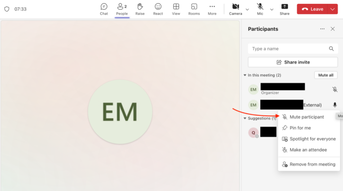How to mute Microsoft Teams | The Jotform Blog