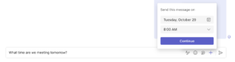 How to schedule messages in Microsoft Teams | The Jotform Blog