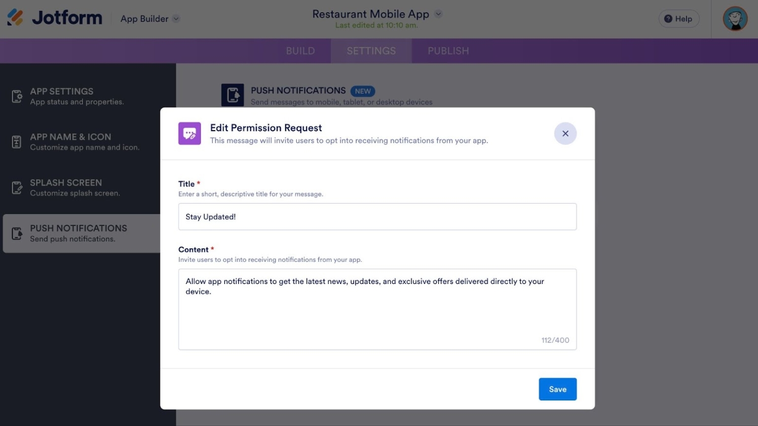 Announcing push notifications for Jotform Apps | The Jotform Blog