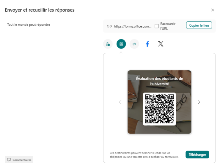 Comment créer un code QR dans Microsoft Forms | The Jotform Blog
