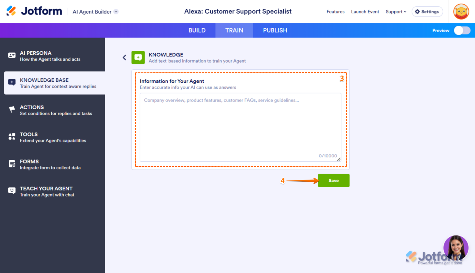 How to Add Extra Information to Your Agents Knowledge Base