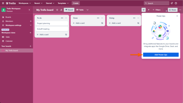 Cómo añadir y utilizar Jotform Power-Up en Trello