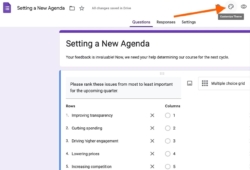 How to add ranked choices in questions in Google Forms | The Jotform Blog