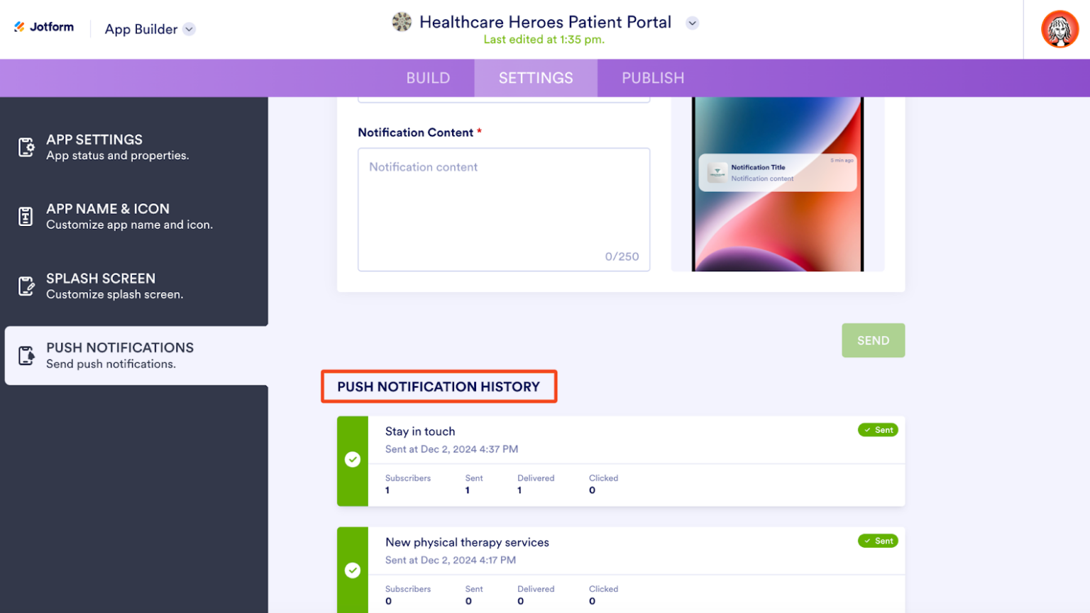 Announcing push notifications for Jotform Apps: Enhance your organization's outreach | The ...