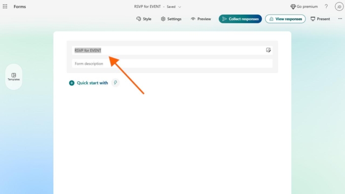How to create an RSVP form in Microsoft Forms | The Jotform Blog