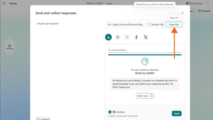 How to create an RSVP form in Microsoft Forms | The Jotform Blog