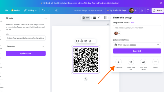 How to create a QR code for an Eventbrite event | The Jotform Blog