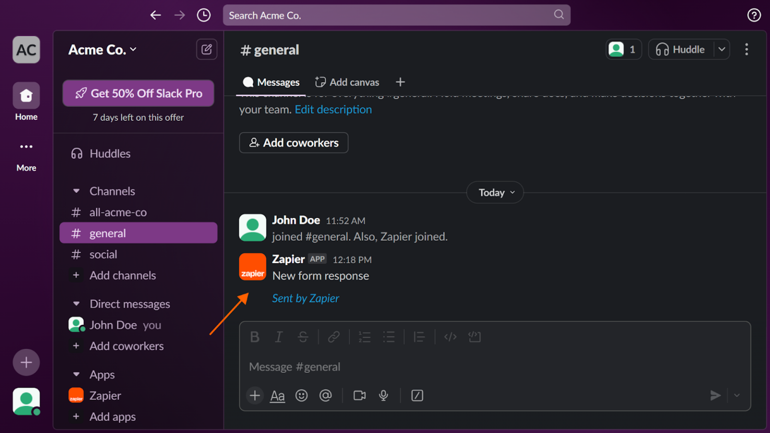 How to integrate Google Forms with Slack | The Jotform Blog