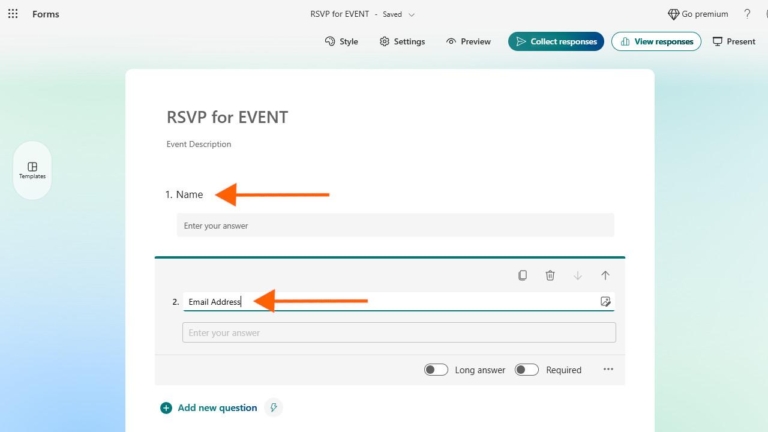 How to create an RSVP form in Microsoft Forms | The Jotform Blog