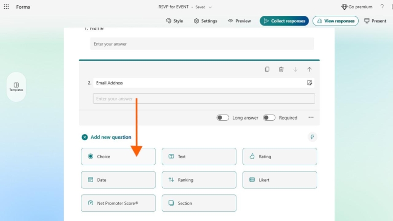 How to create an RSVP form in Microsoft Forms | The Jotform Blog