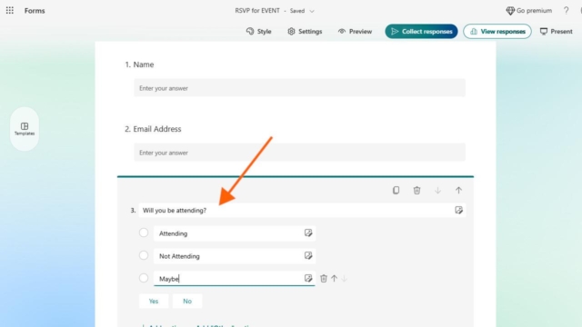 How to create an RSVP form in Microsoft Forms | The Jotform Blog
