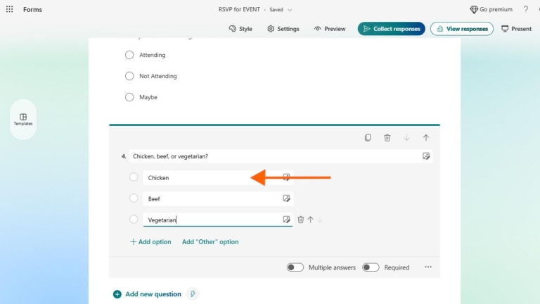 How to create an RSVP form in Microsoft Forms | The Jotform Blog