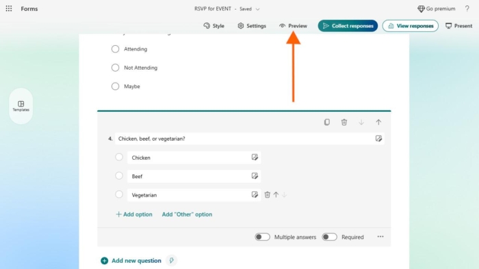 How to create an RSVP form in Microsoft Forms | The Jotform Blog