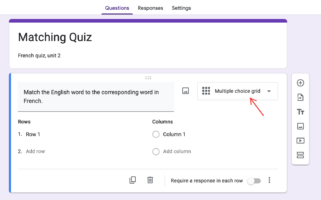 How to create a matching question on Google Forms | The Jotform Blog