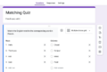 How to create a matching question on Google Forms | The Jotform Blog