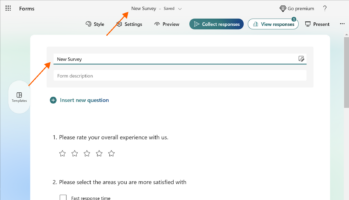 How to rename a form in Microsoft Forms | The Jotform Blog