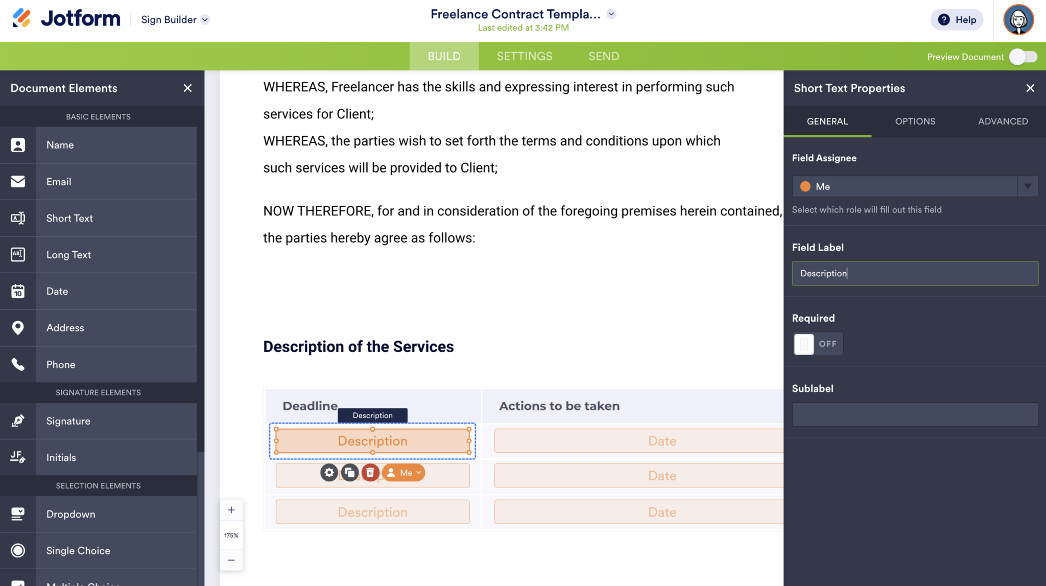 How to create and send an online contract for signing | The Jotform Blog