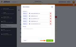 How to Share your Prefilled Form with Others