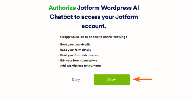 How to Use Jotform AI Chatbot on WordPress