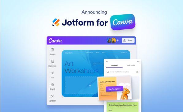 Announcing Jotform on Canva | The Jotform Newsletters