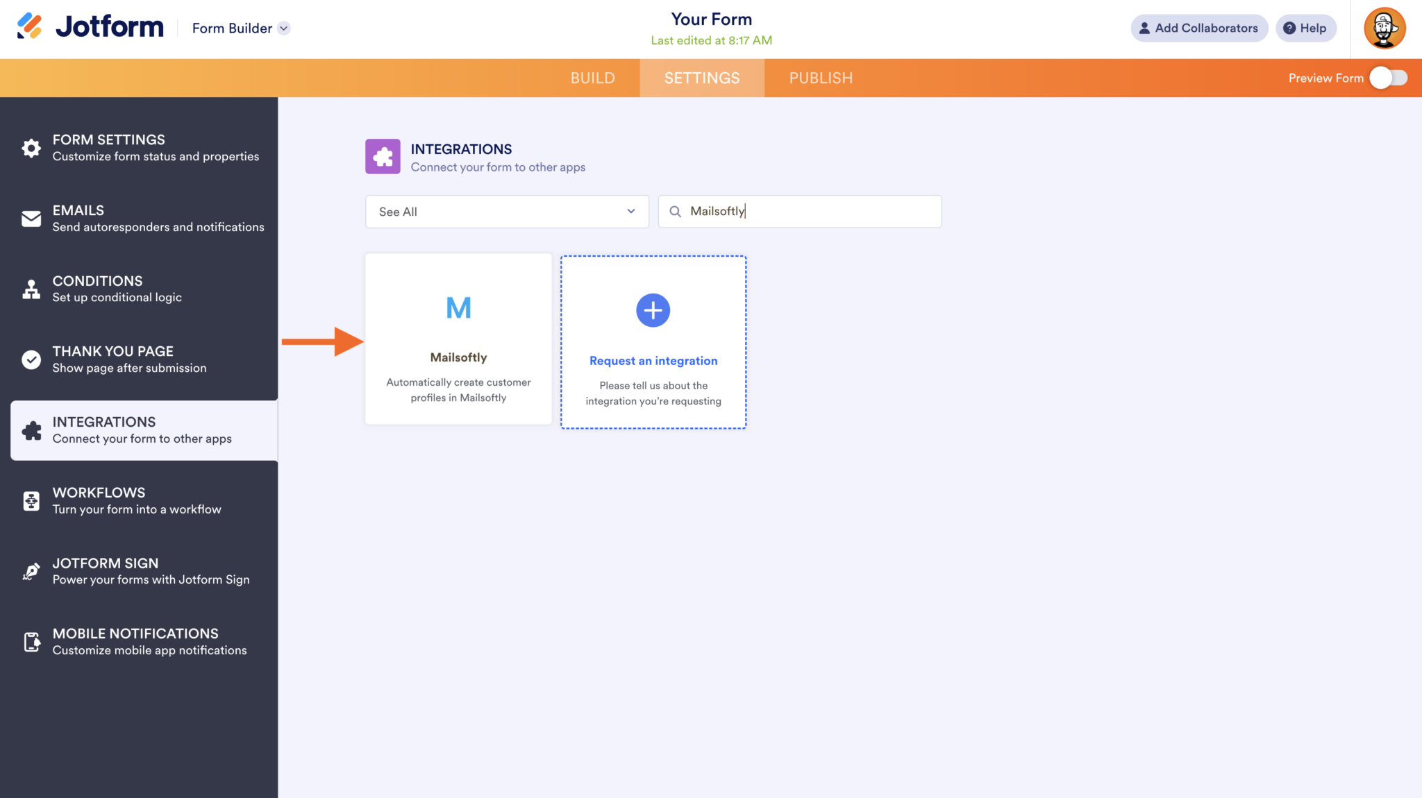 Announcing Jotform’s new Mailsoftly integration | The Jotform Blog