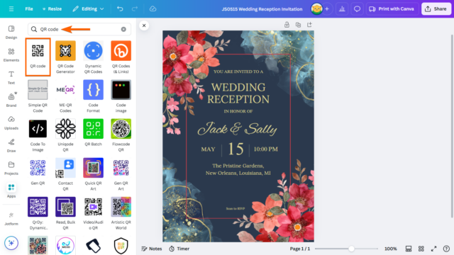 How to Add a Form QR Code to Your Canva Design