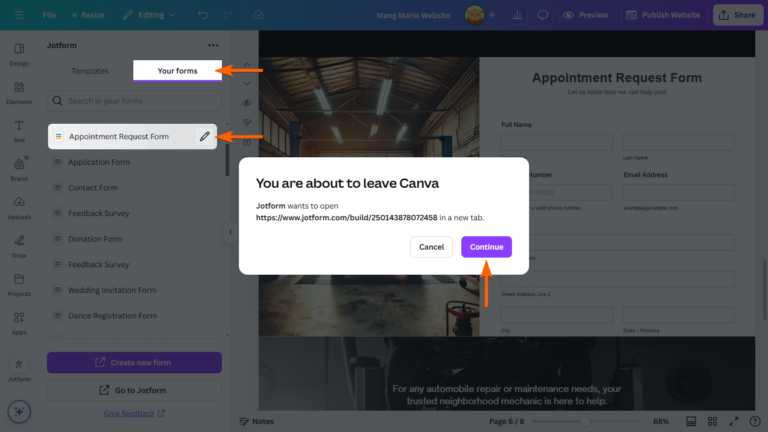 How to Collect and Manage Data From Forms Added to Canva