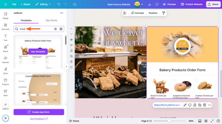 How to Filter Form Templates for Your Canva Designs