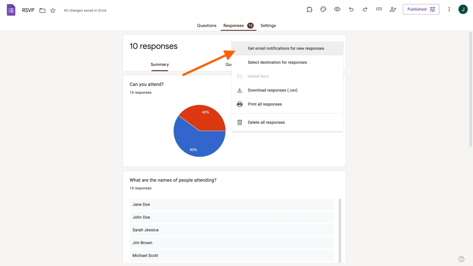 How to trigger Google Forms email notifications | The Jotform Blog