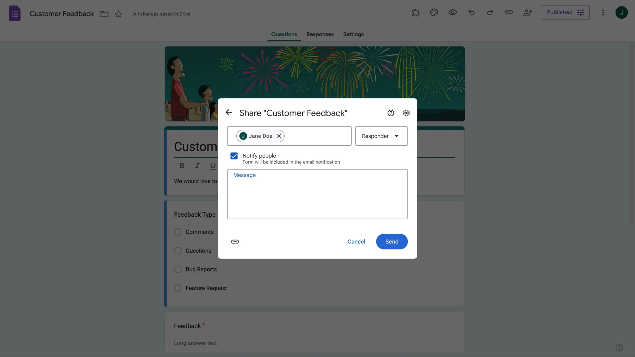 How to embed a Google Form in an email | The Jotform Blog