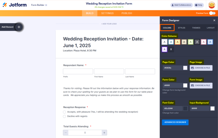 Customizing Forms for a Canva-Perfect Look