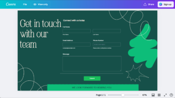 Finding the Best Form Template for Your Canva Design