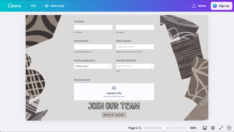 Finding the Best Form Template for Your Canva Design
