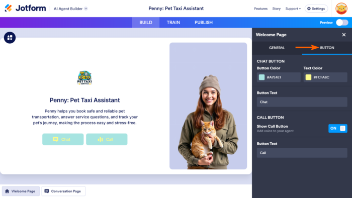 How to Customize the Welcoming Message of Your Agent