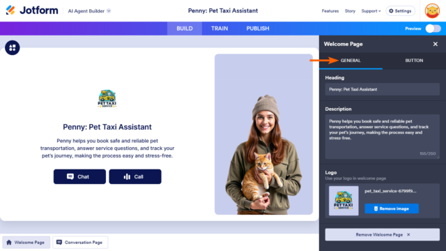 How to Customize the Welcoming Message of Your Agent