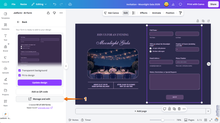 How to Collect and Manage Data From Forms Added to Canva
