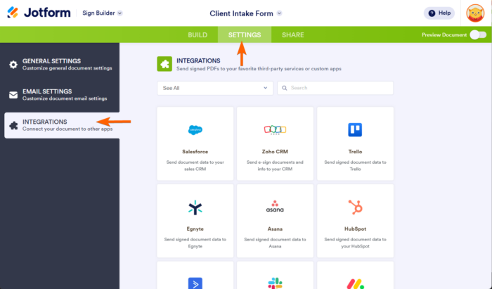 How to Integrate Egnyte With Jotform Sign