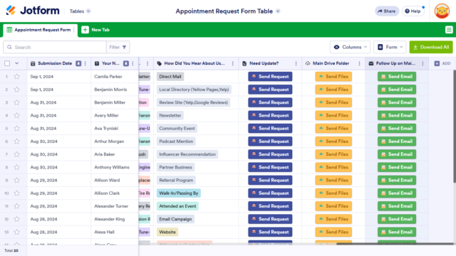 How To Customize Action Buttons In Jotform Tables