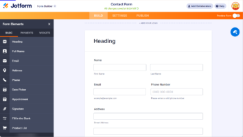 Descripción Rápida de los Elementos del Formulario