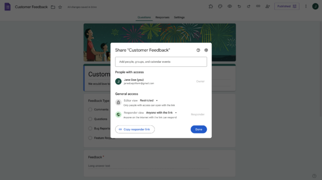 How to embed a Google Form in an email | The Jotform Blog