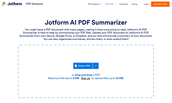 How to summarize a PDF with ChatGPT | The Jotform Blog